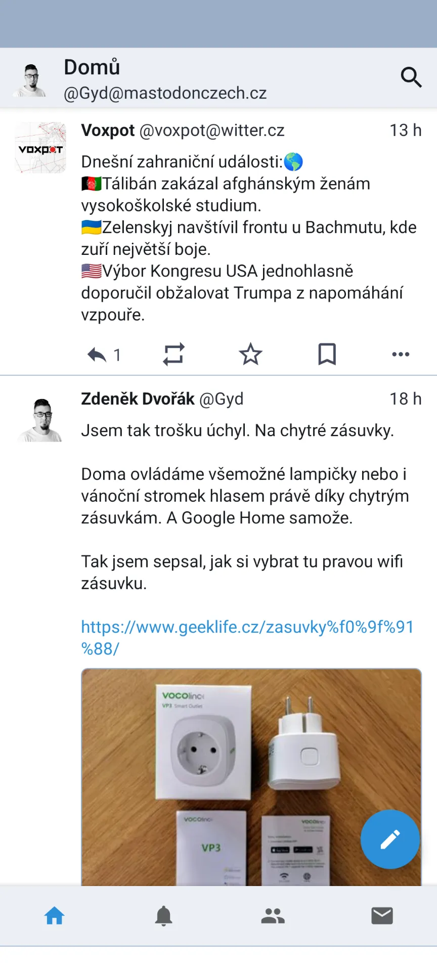 Tusky - Mastodon klient pro Android (RECENZE) | GeekLife.cz